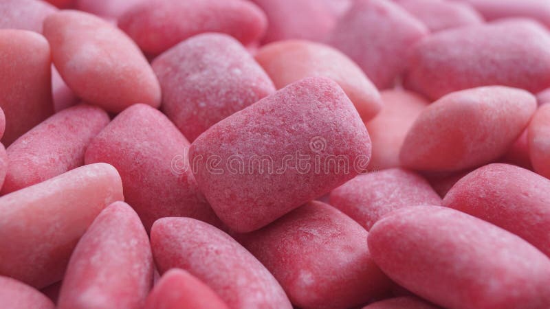 Many Pink Chewing Gums As Background, Closeup Stock Photo - Image of ...