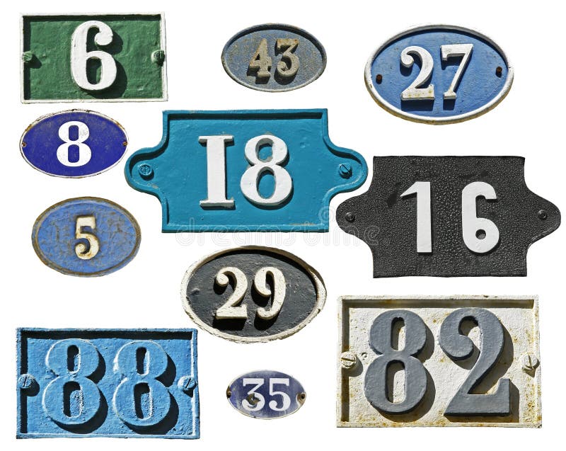 House numbers stock image. Image of building, house, address - 16371591