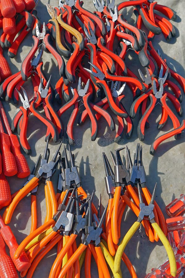 Many pliers stock image. Image of pliers, equipment - 205270845
