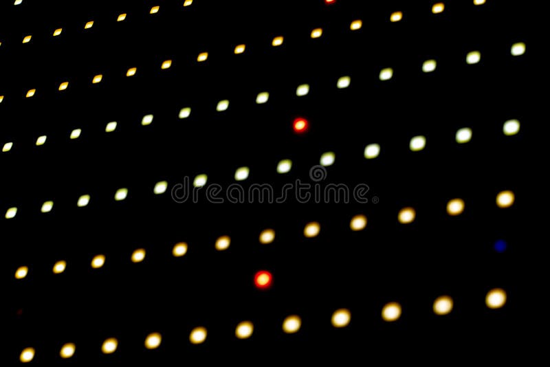 Many Points in Space. Light Diodes of Different Colors Stock Image ...