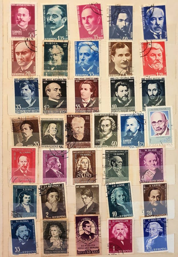 Many Postage Stamps in a Philatelic File Editorial Photo - Image of ...