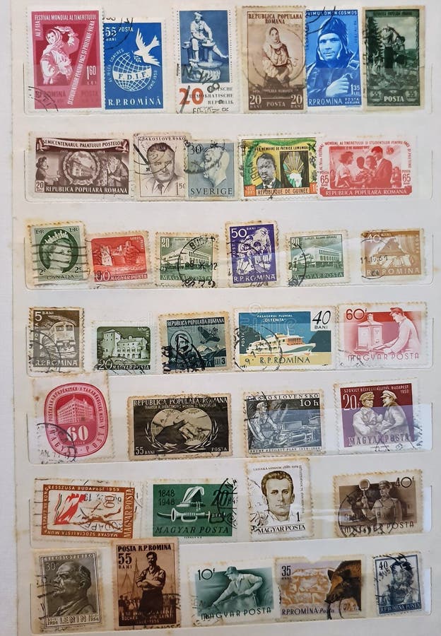 A Philatelic Kit stock photo. Image of stamps, glass - 11023146