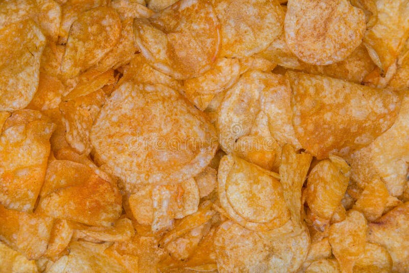 Potato chips texture stock photo. Image of fast, calories - 22293964