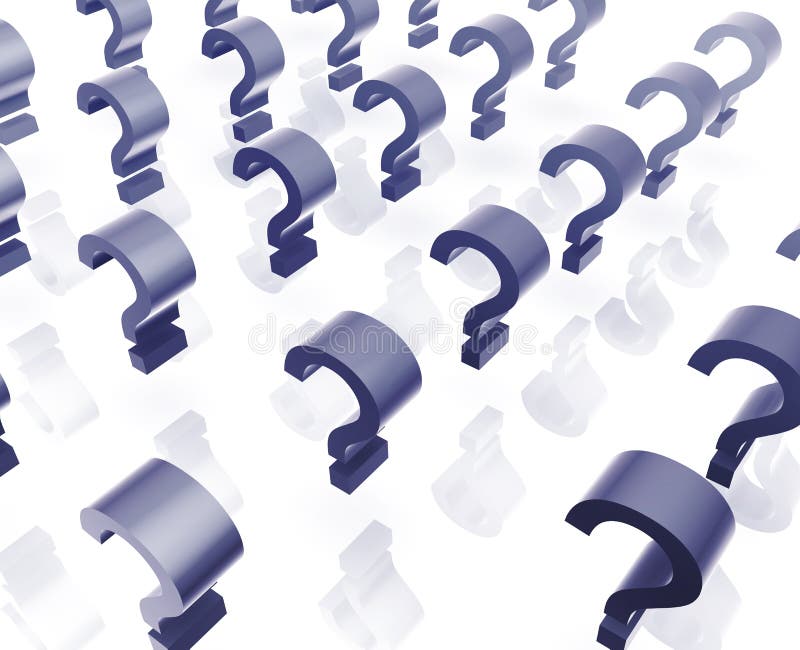 Many question marks stock illustration. Illustration of matrix - 11346598