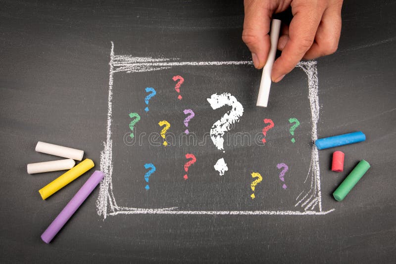 Many Question Marks on the Blackboard, FAQs, Question Analysis ...