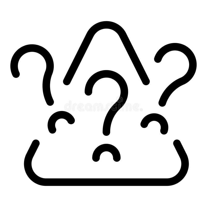 Question Mark Triangle Stock Illustrations – 887 Question Mark Triangle ...