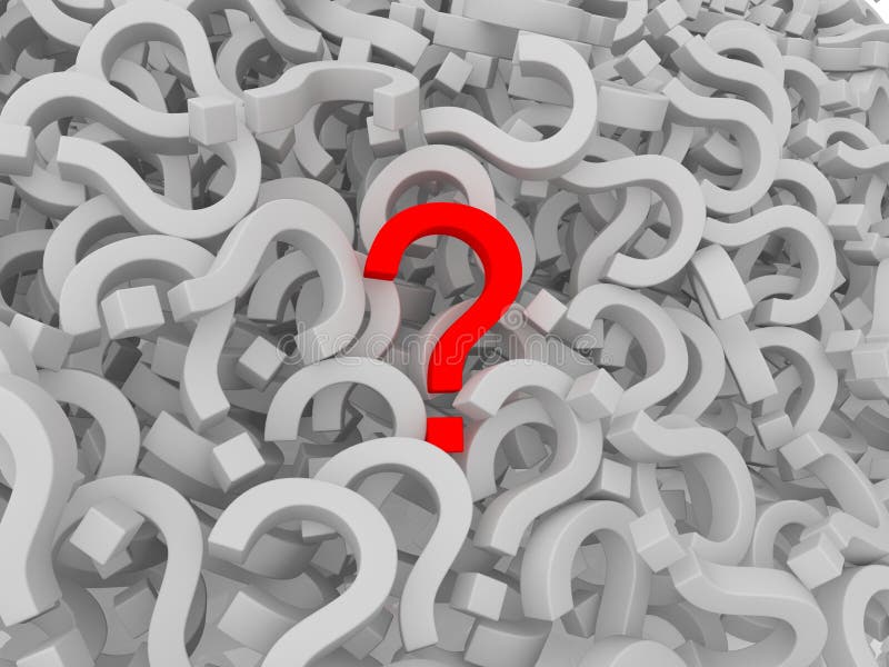 Many question marks stock illustration. Illustration of matrix - 11346598