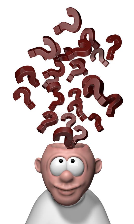 Many questions stock illustration. Illustration of quest - 26705010