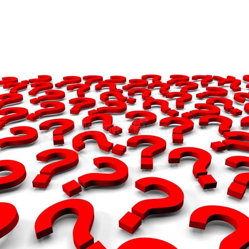 Many questions stock illustration. Illustration of problem - 28290351