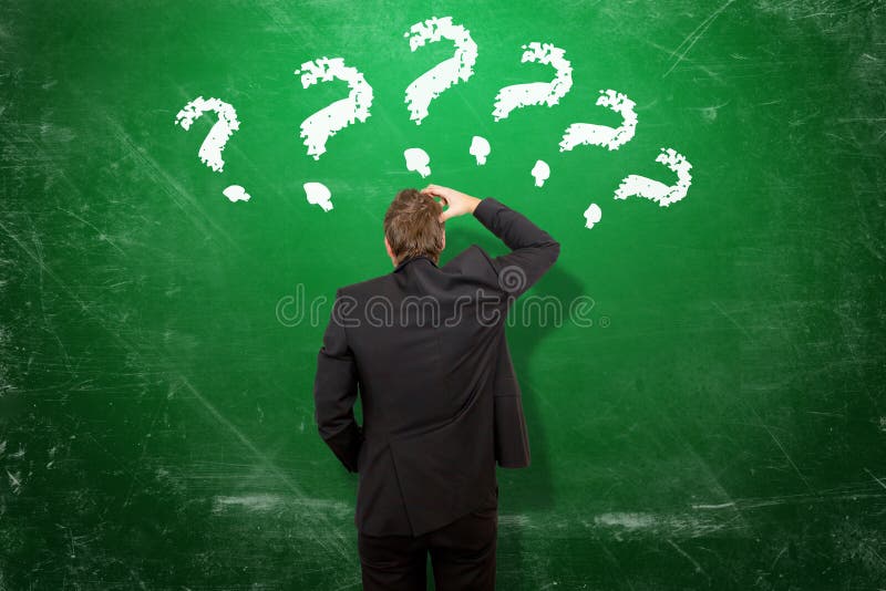 Many questions stock photo. Image of drawing, empty, hand - 36108360