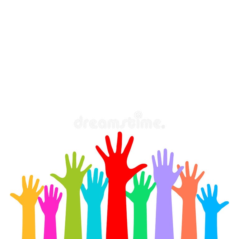 Many Hands Together Stock Illustrations – 2,692 Many Hands Together ...