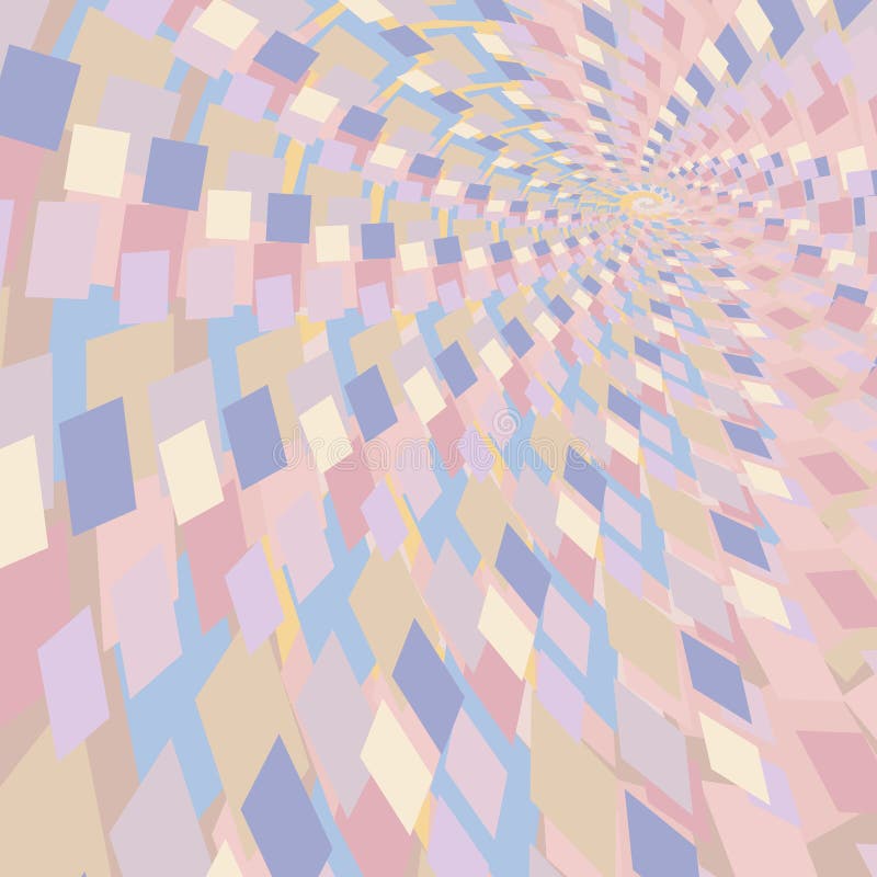 Many Rectangular Shapes of Different Colors in Perspective.3d. Stock ...