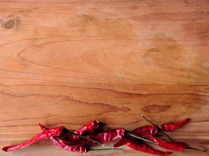 Red chilli on wood stock photo. Image of colorful, healthy - 110068084