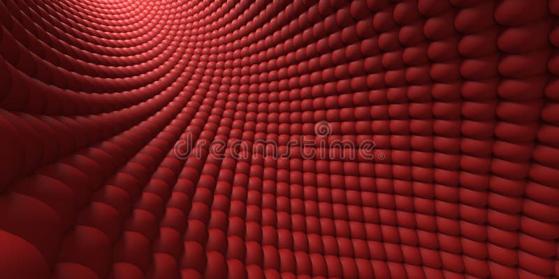 Many Red Spheres. Abstract Modern Design Template Stock Illustration ...