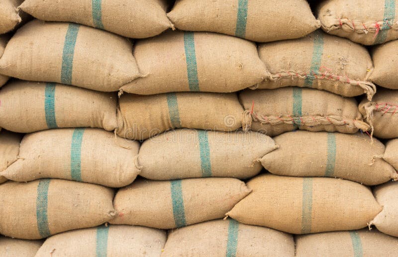 Many Rice Sacks In Row Stock Photography - Image: 29203372 Many Rice Sacks In Row Stock Photography - Image: 29203372