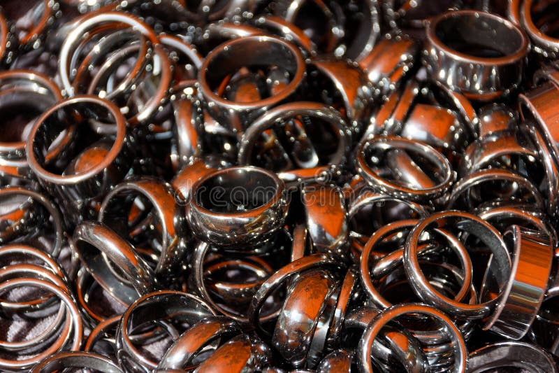 Many Ring with Reflecting Light Stock Photo - Image of business ...