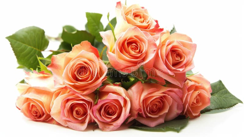 Many Roses on Table Together Stock Photo - Image of flourish, petals ...