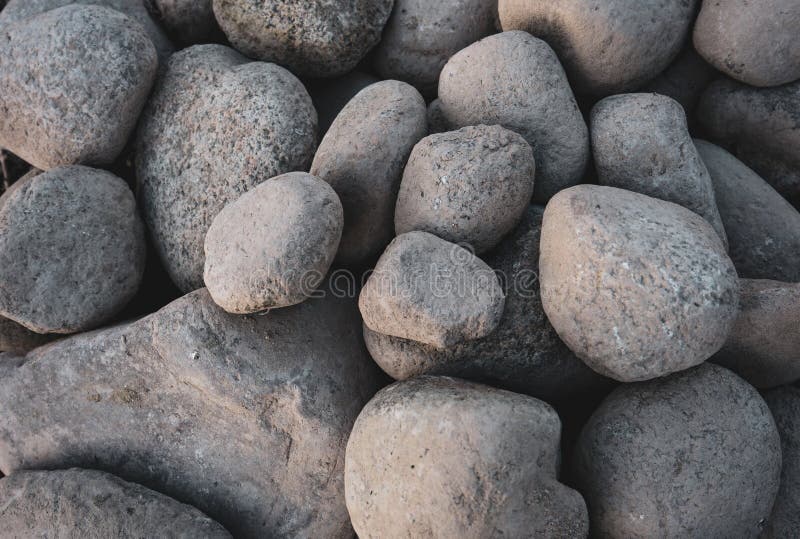 Many rounded pebbles stock image. Image of flat, pile - 332621455