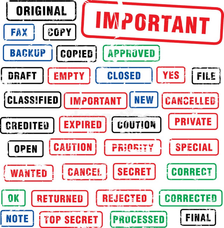 Office Stamps Stock Illustrations – 3,910 Office Stamps Stock ...