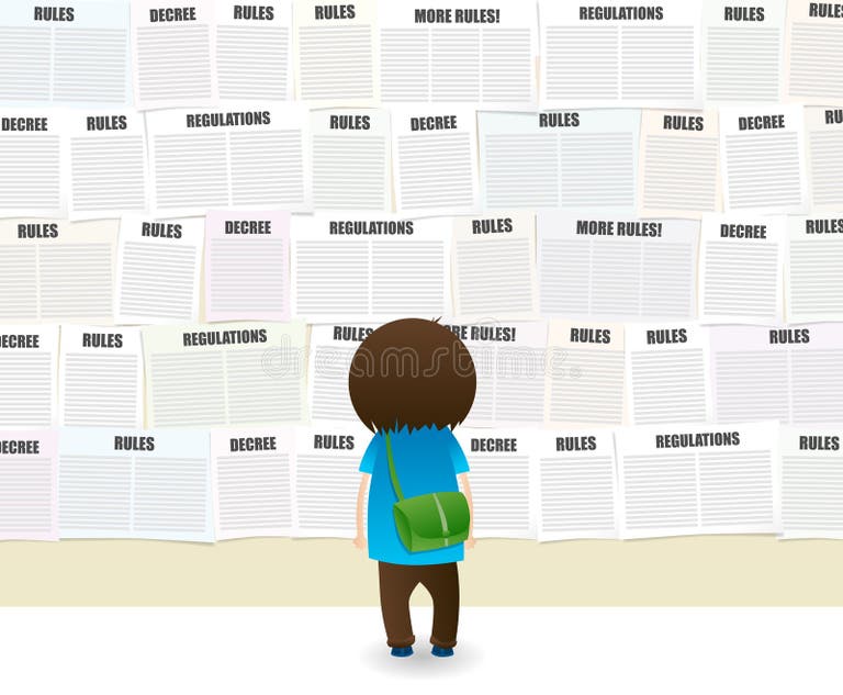 Rules Cartoon Stock Illustrations – 10,473 Rules Cartoon Stock ...