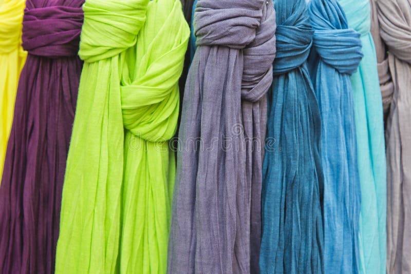 Rack of scarves on display stock photo. Image of kingdom - 24144032