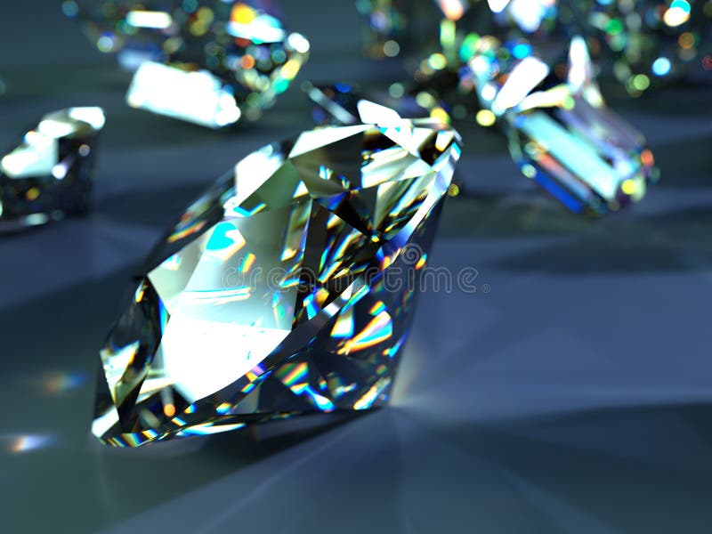 Many scattered gems stock illustration. Illustration of crystal - 25844950