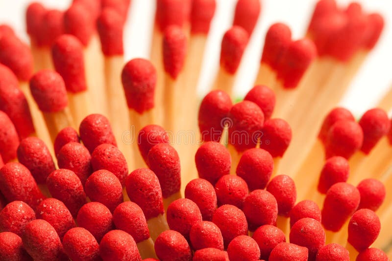 Red head matches stock image. Image of high, matches - 35763053