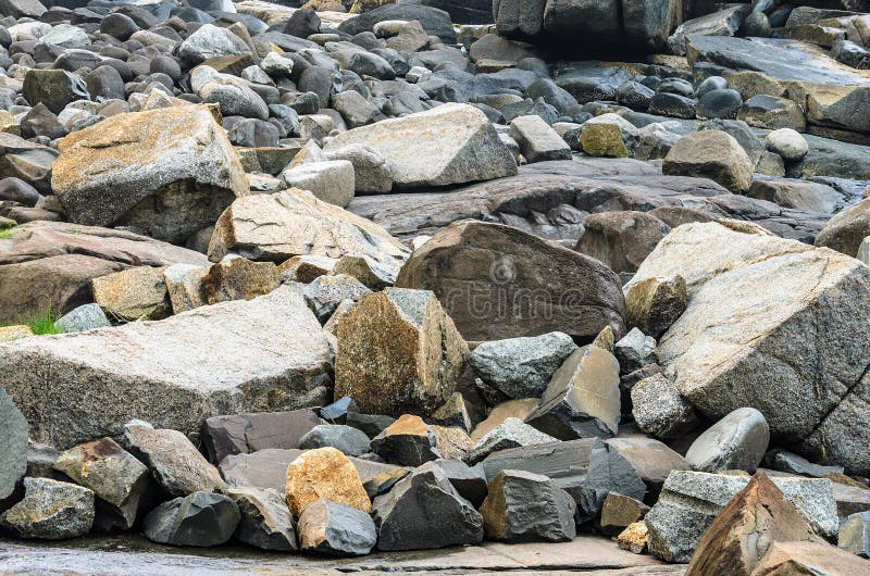 Small And Big Rocks At The Coast Stock Photo - Image of thailand, rocks ...