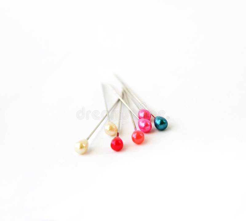 Sewing Pins on Dark Background Stock Image - Image of tailor, zipper ...