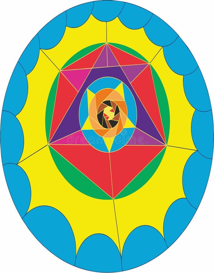 Many Shape All in One and Different Shape and Colour Stock Illustration ...