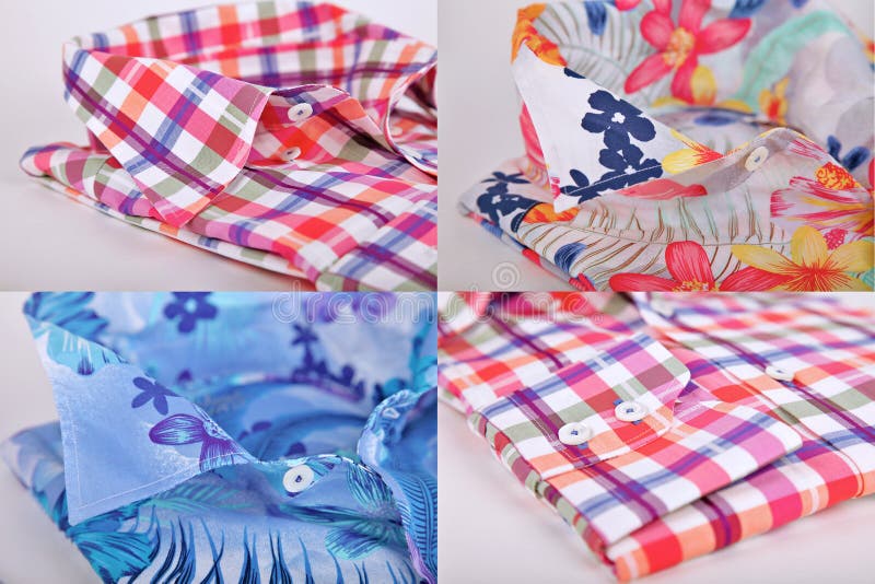 Many Shirt with Long Sleeves Stock Photo - Image of cuff, folded: 69608822