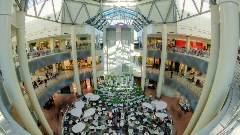 Many Shops Multi Level Department Store Shopping Mall Timelapse ...