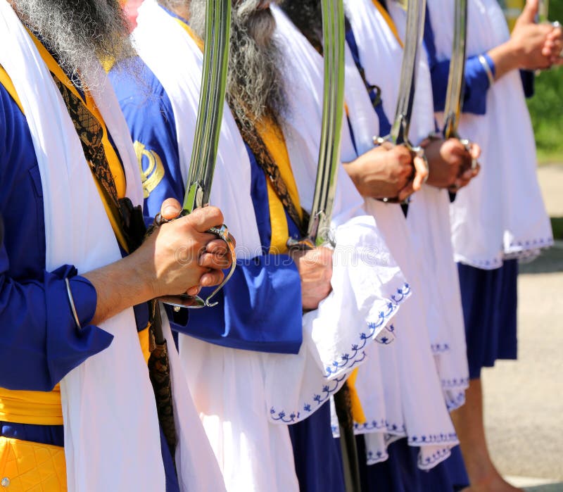 Hands of the Sikh Religious Men during the Ceremony Stock Photo - Image ...