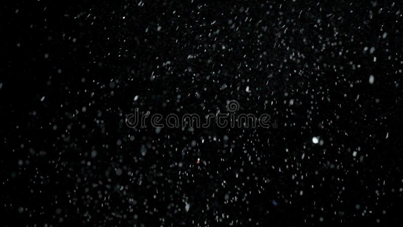Many Silver Glitter Particles Powder Falling from Above, Floating on ...
