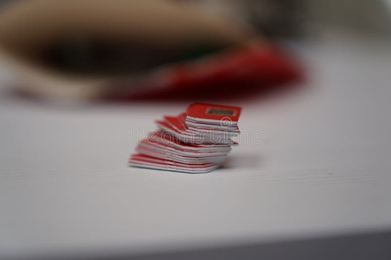 Many SIM Cards on a Laptop Keyboard. Bot Farm Stock Photo - Image of ...