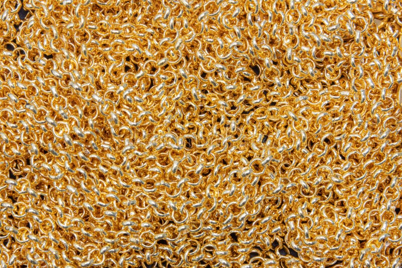 Gold Chain Abstract Background Stock Image - Image of gold, tone: 220800751