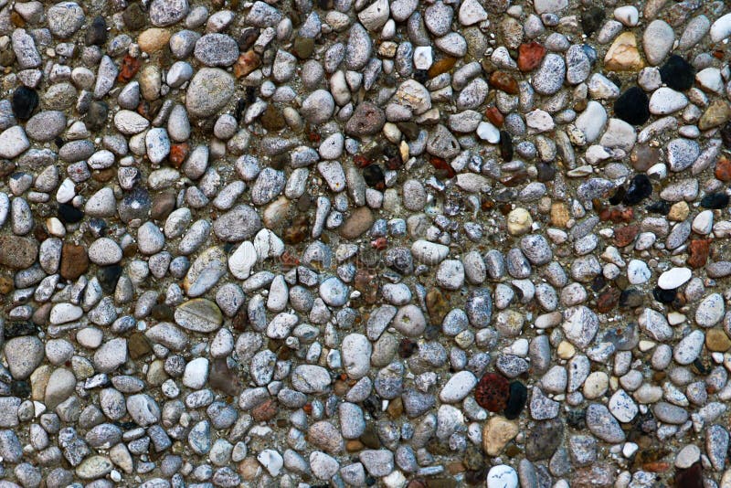 Many Small Multi-colored Stones of Different Shapes Stock Photo - Image ...