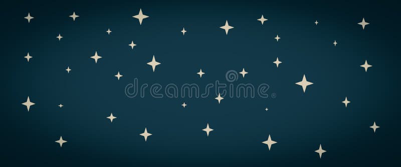 Many Small Stars Pattern in Dark Blue Background Stock Illustration ...