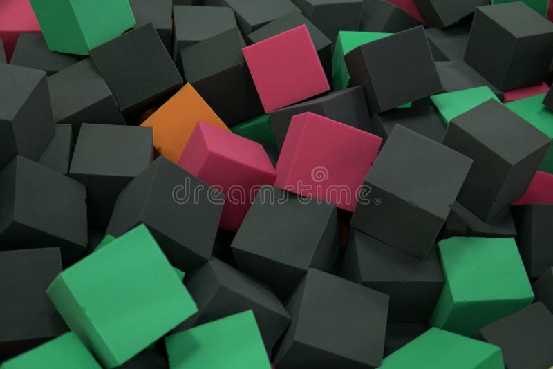 Many Soft Square Cubes Texture Background Stock Image - Image of ...