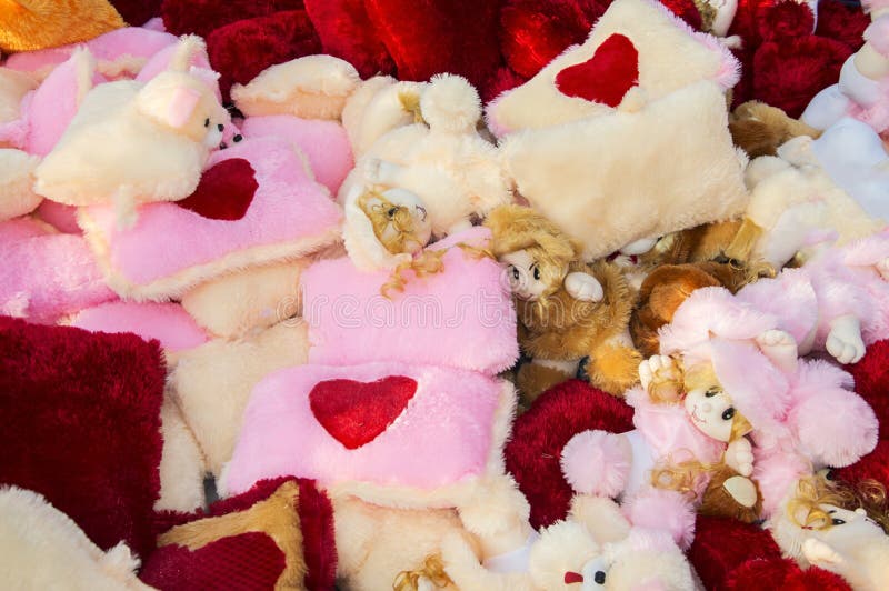 Many soft toys on sale stock image. Image of happy, soft - 39046813
