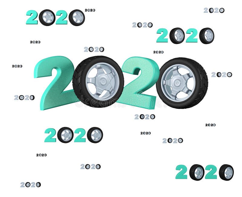 Many Sport Wheel 2020 Designs with Many Wheels Stock Illustration ...