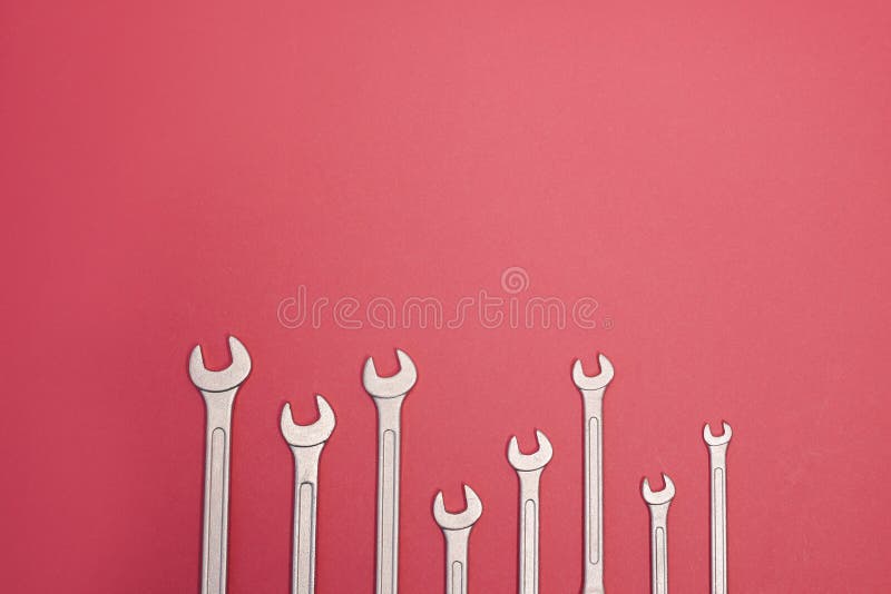 Spanners stock photo. Image of tool, overhead, bolt - 243745176