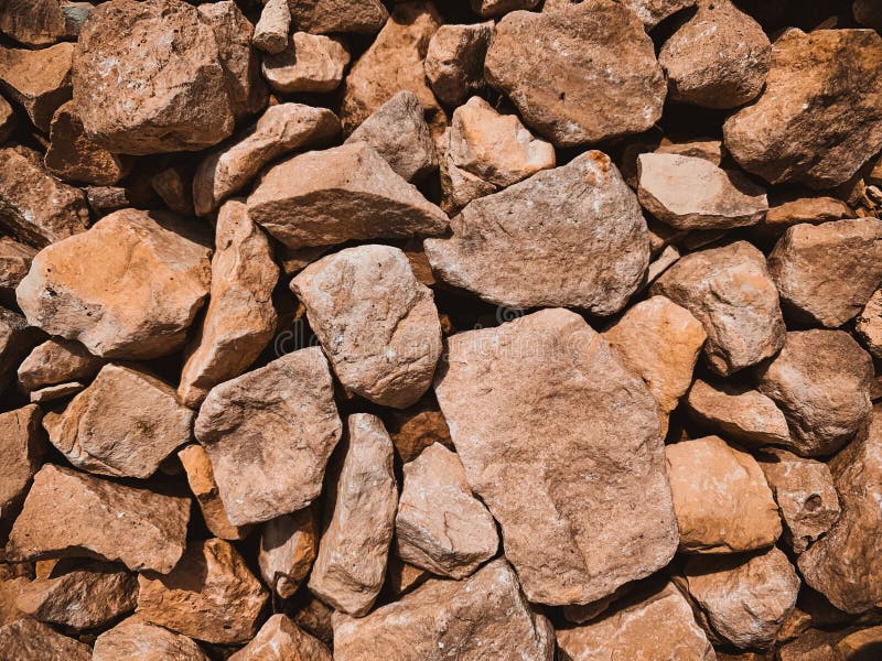 Many Stones Gravel Design Background Stock Image - Image of detail ...