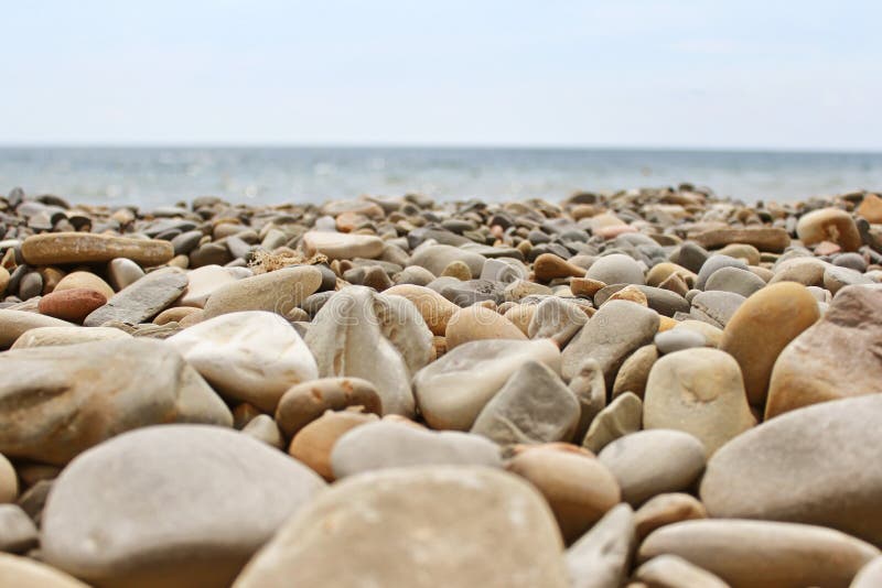 Stones on the beach. stock image. Image of background - 131127939