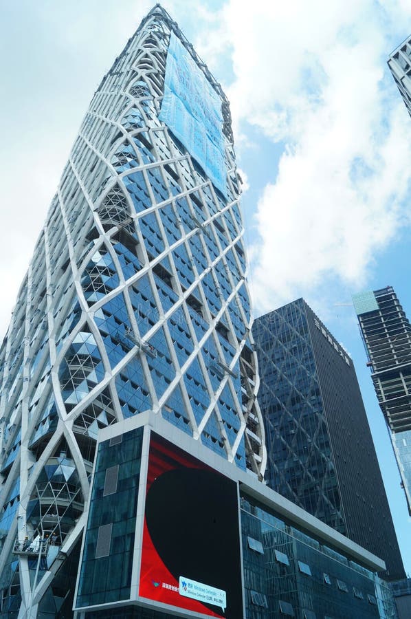 Many-storied buildings editorial photography. Image of guangdong - 55561082