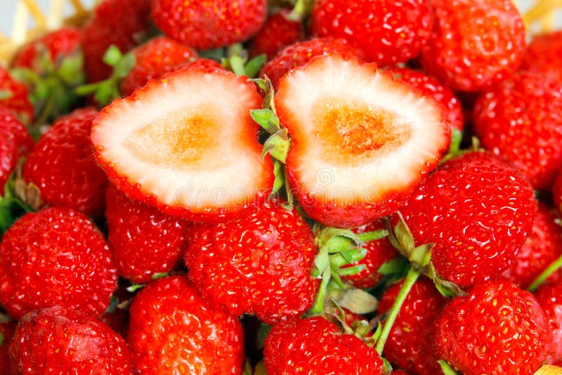 Many Strawberries As a Texture Stock Photo - Image of nature ...