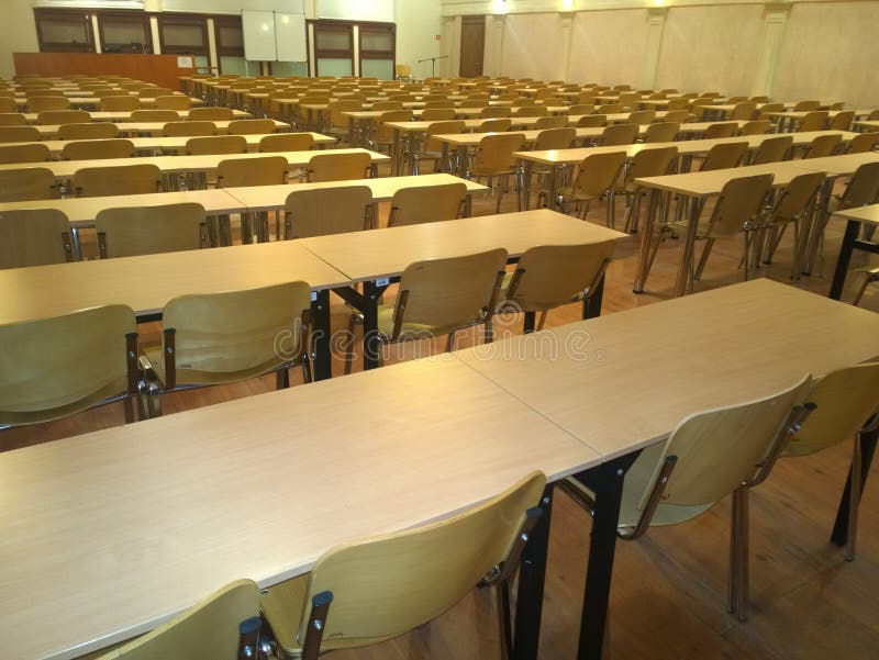 Many Tables Set Outdoors for a Big Lunch Stock Photo - Image of tables ...