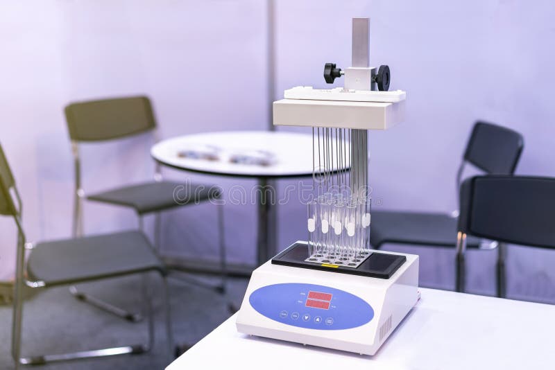 Many Test Tube Setup at Automatic Sample Concentrator Machine ... Many Test Tube Setup at Automatic Sample Concentrator Machine ...