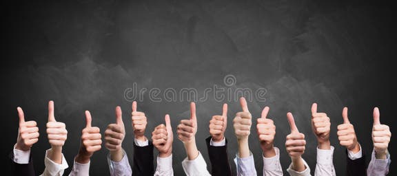 Many thumbs up stock image. Image of congratulation, feedback - 81618665