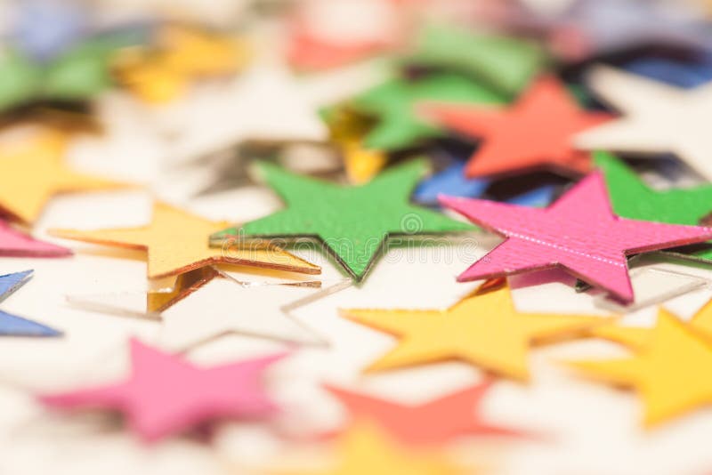 Many Toy Stars on White Background Stock Image - Image of white ...